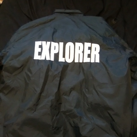 New Star | Jackets & Coats | Authentic Lapd Explorers Windbreaker ...